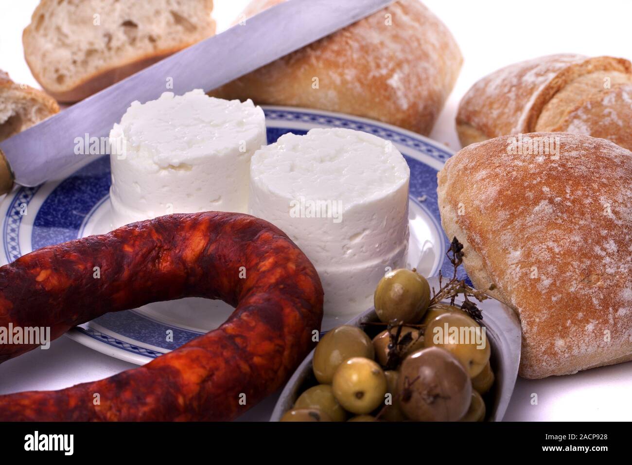typical Alentejo ingredients Stock Photo - Alamy