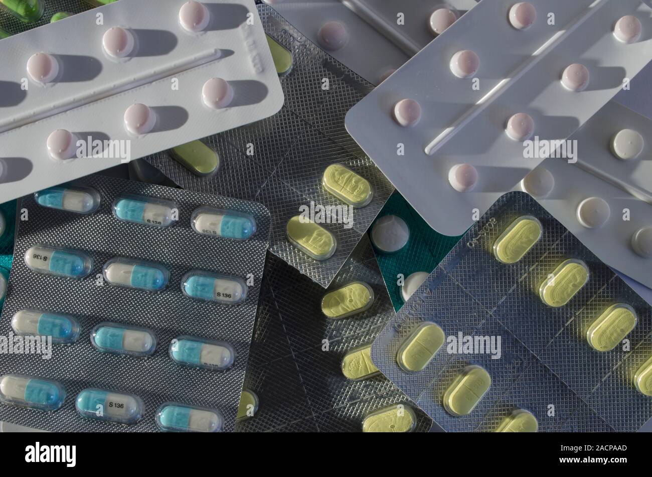 An assortment of psychiatric medications Stock Photo - Alamy