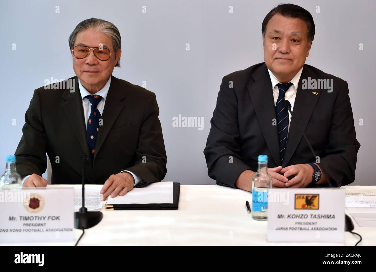 Timothy Fok Tsun-ting, president of Hong Kong Football Association ...