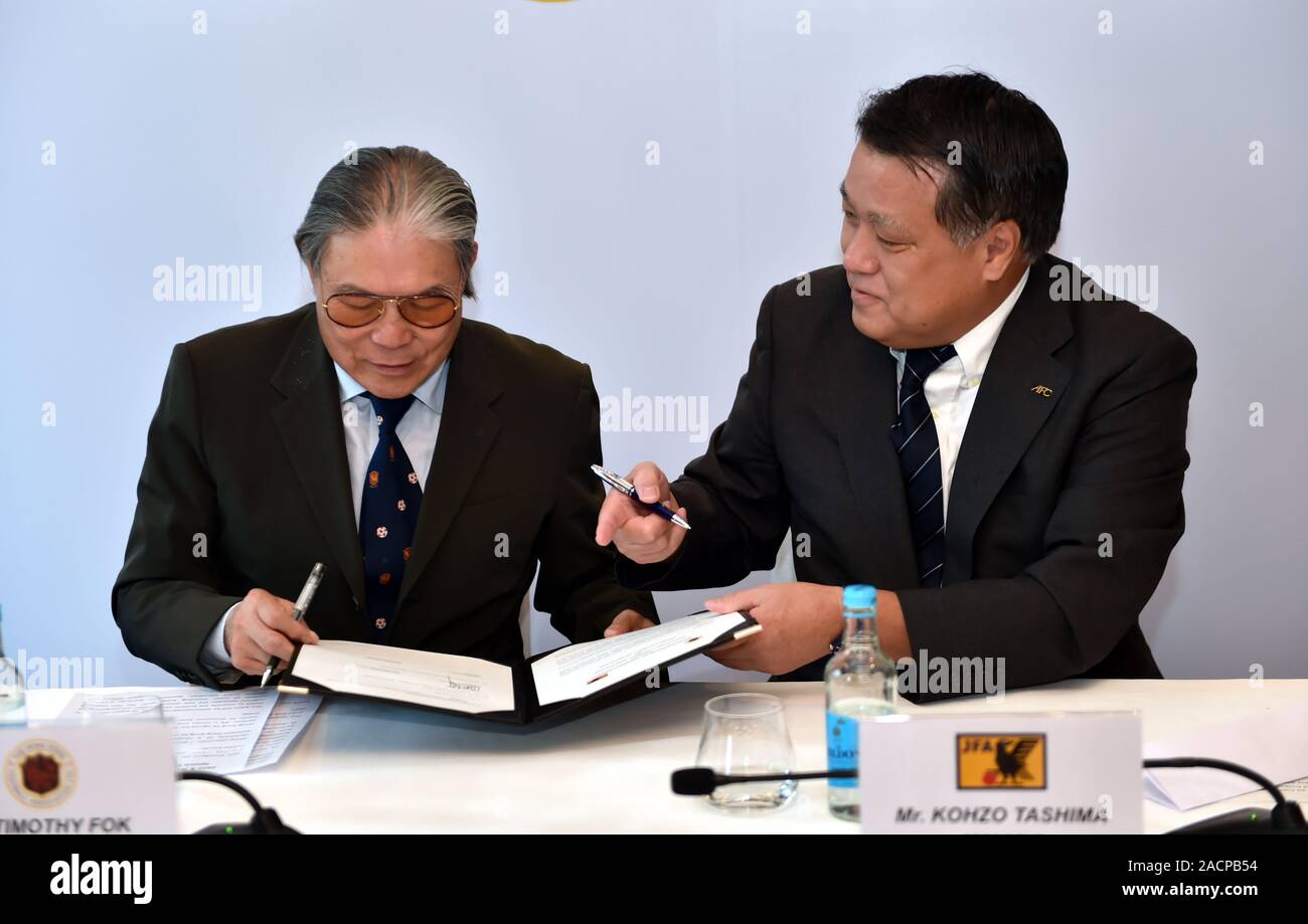 Timothy Fok Tsun-ting, president of Hong Kong Football Association ...