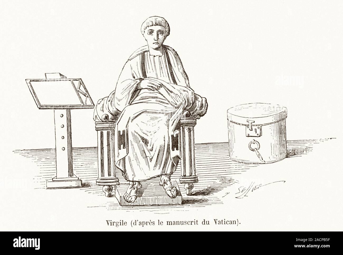 Virgil (70 BC-19 BC), Roman poet. Virgil was one of the most famous ...