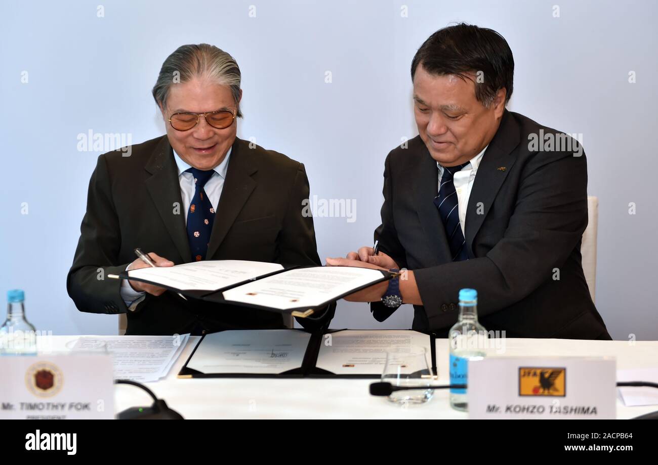 Timothy Fok Tsun-ting, president of Hong Kong Football Association ...