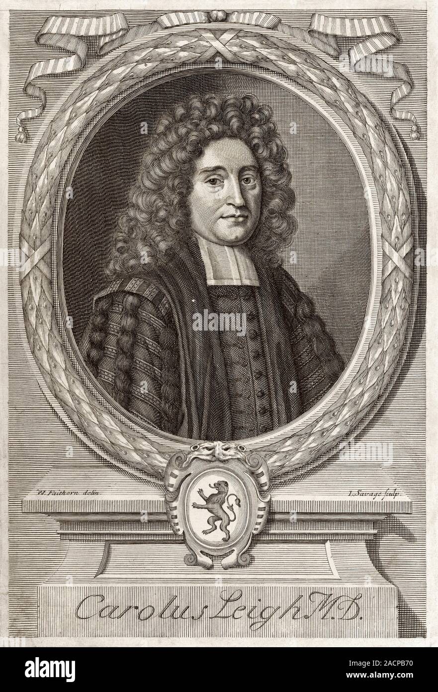 Charles Leigh (1662-1701?), English physician and naturalist. Leigh was ...