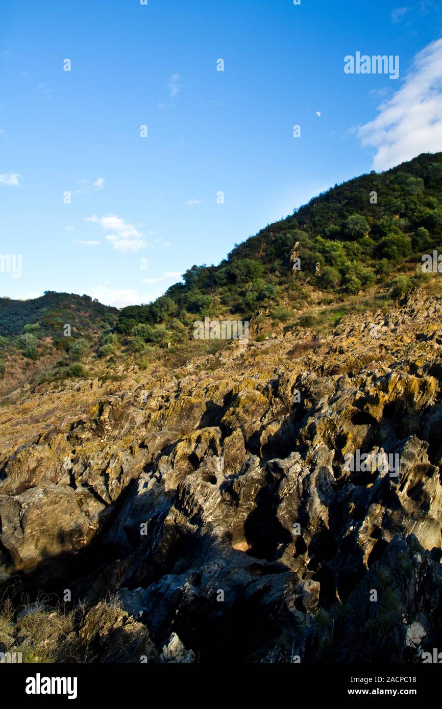 sharp edge rocks Stock Photo - Alamy