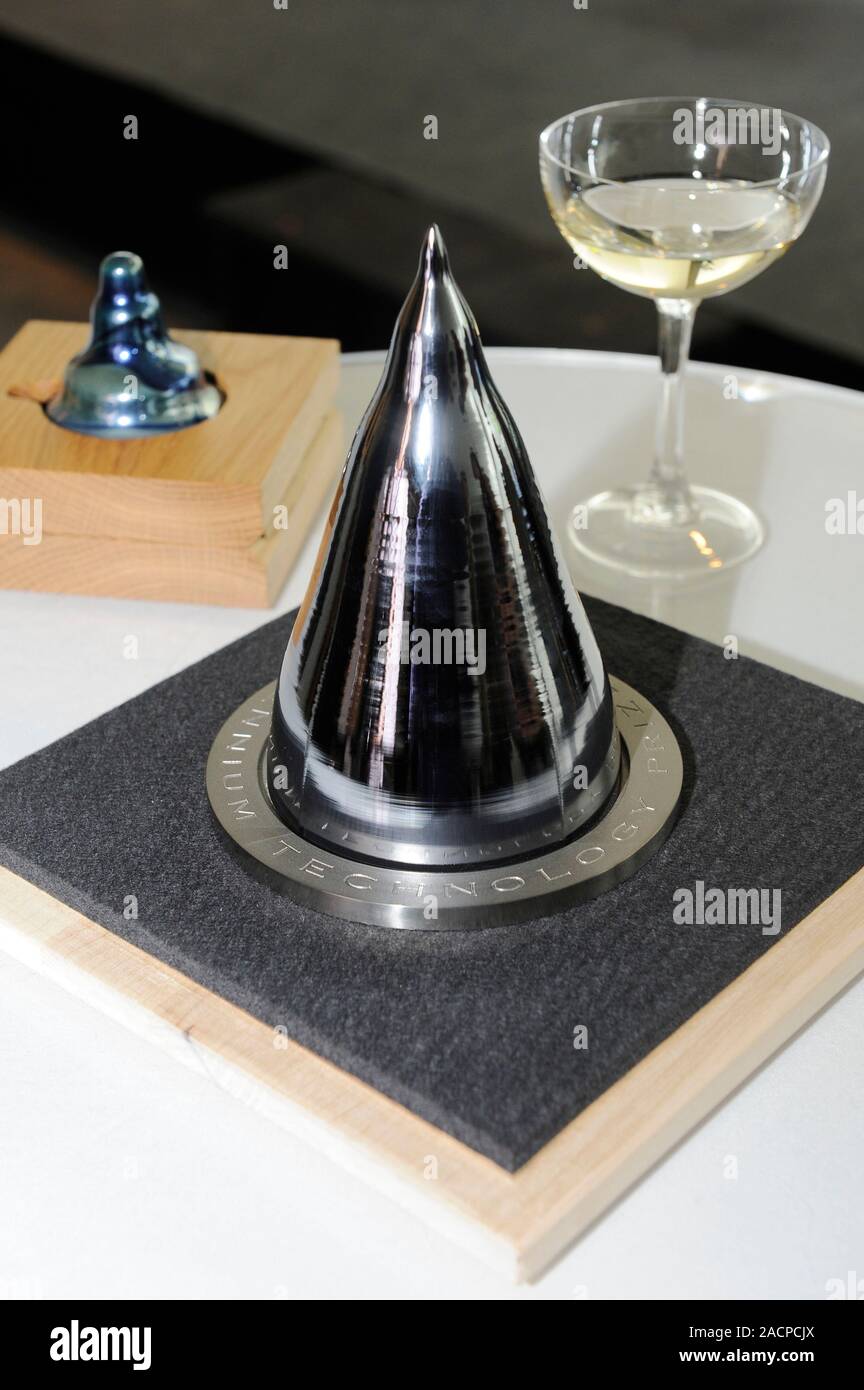 2010 Millennium Technology Prize. Close-up of the 2010 Millennium ...