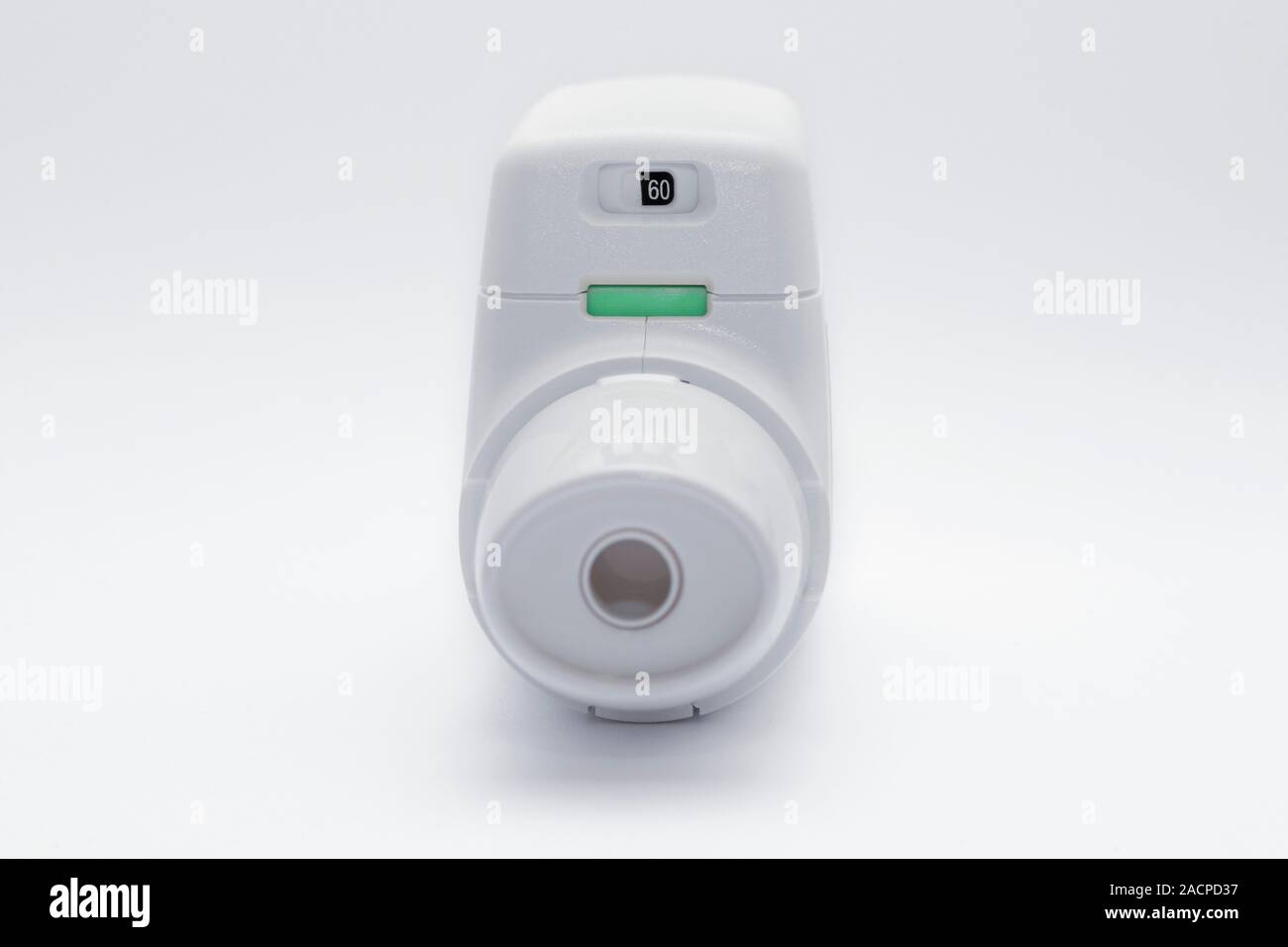 Genuair inhaler. This inhaler is used to deliver a controlled dose of ...