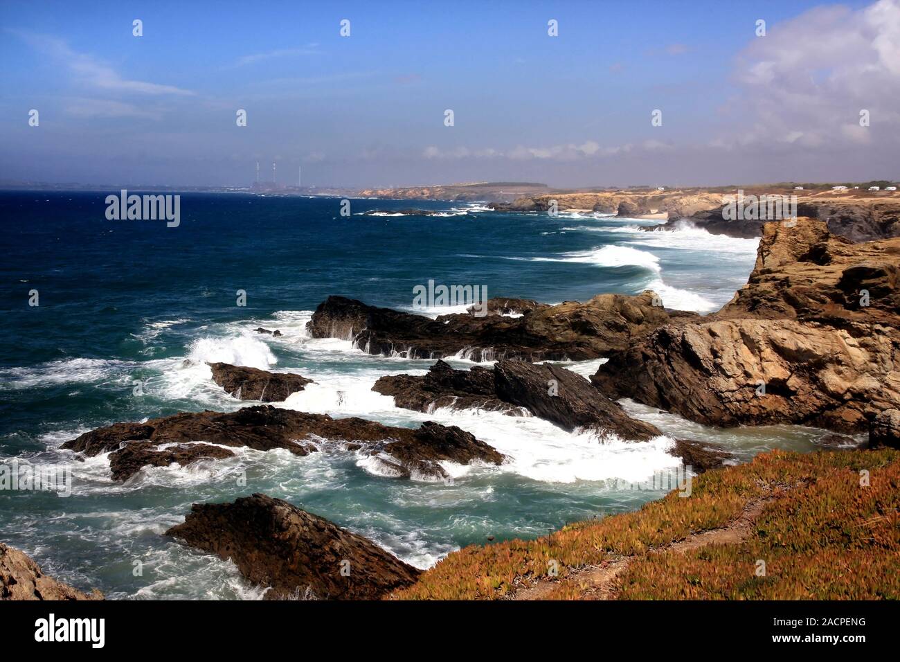 Porto Covo coastline Stock Photo - Alamy