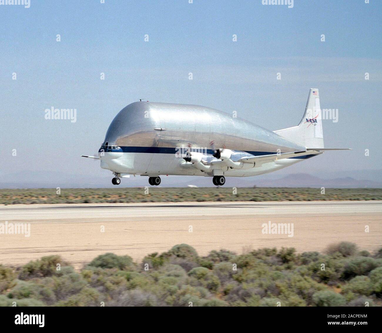 Super Guppy Turbine cargo aircraft. NASA's B377SGT, the Super Guppy ...