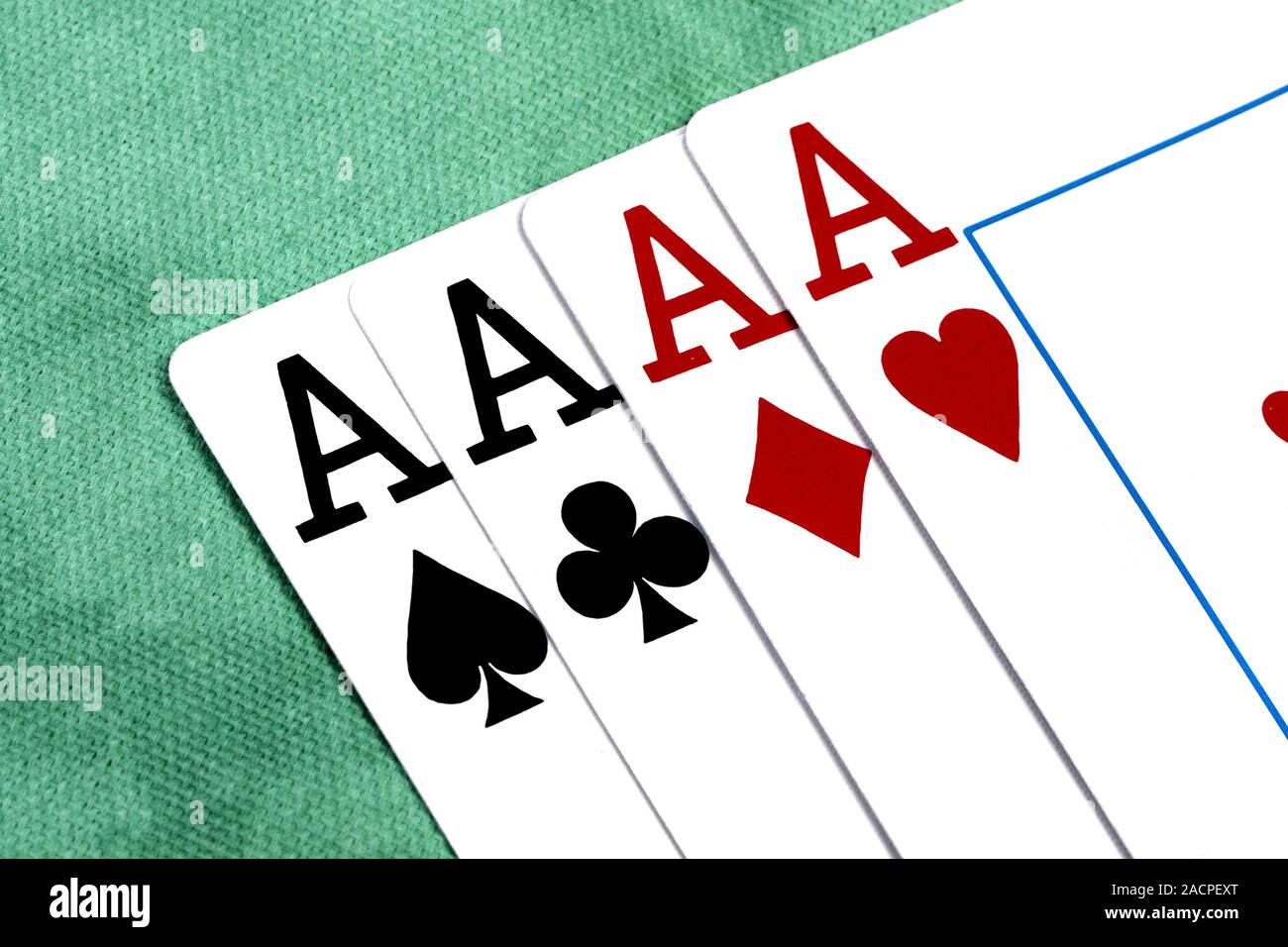 Set of aces of hi-res stock photography and images - Alamy