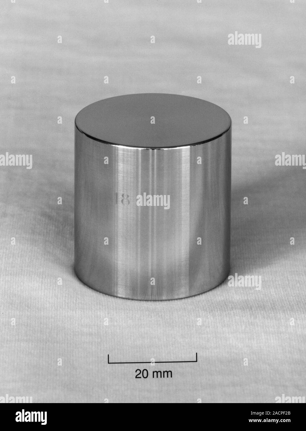 Kilogram 18, UK copy of SI unit of mass. The UK's National Standard ...