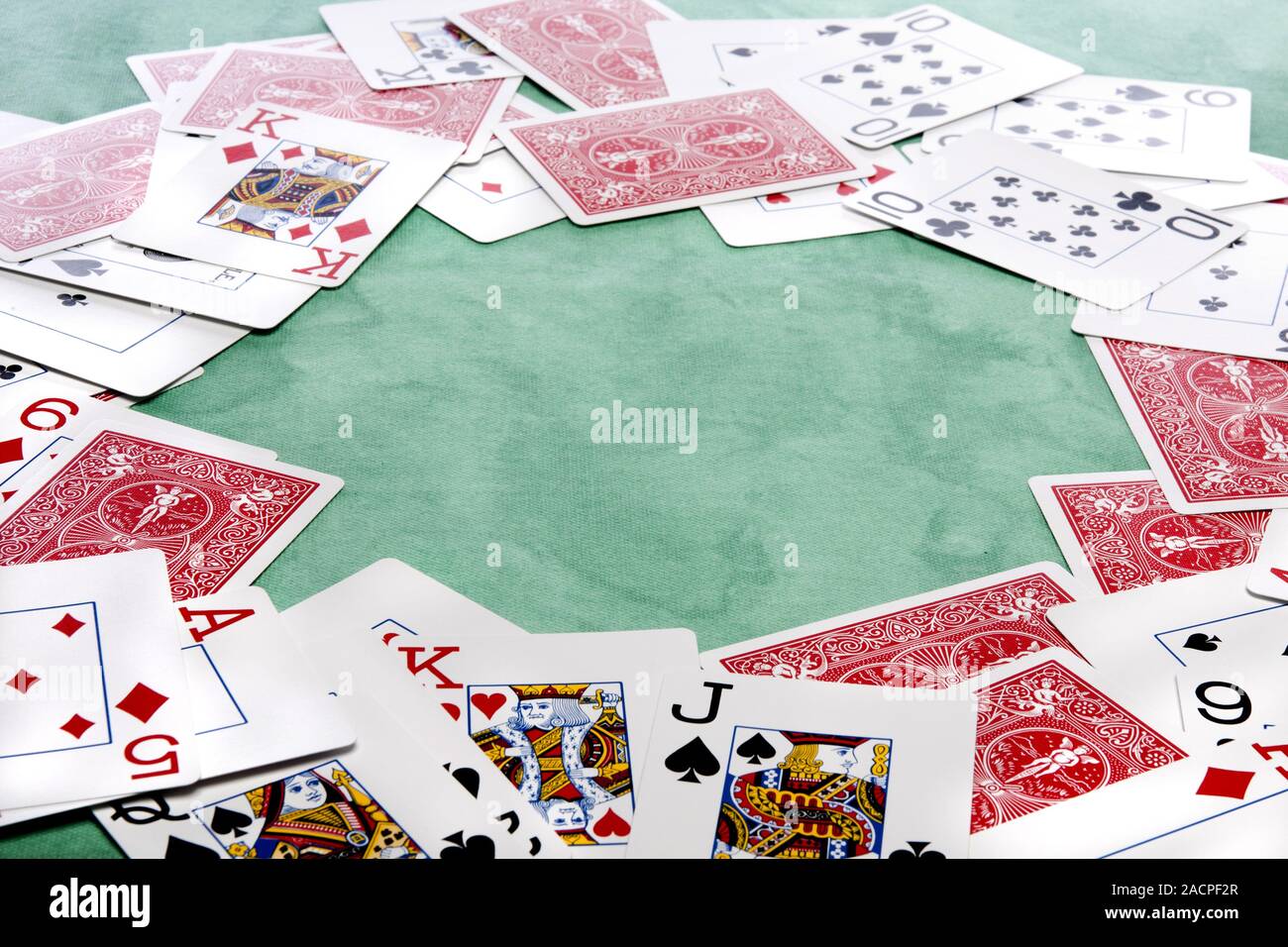 circle of cards Stock Photo - Alamy