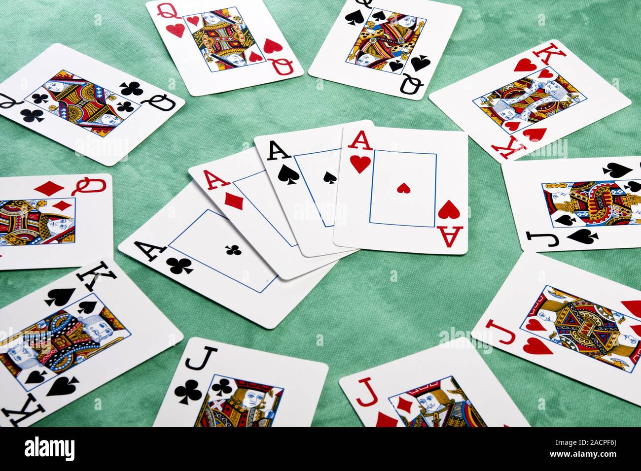 circle of cards Stock Photo - Alamy