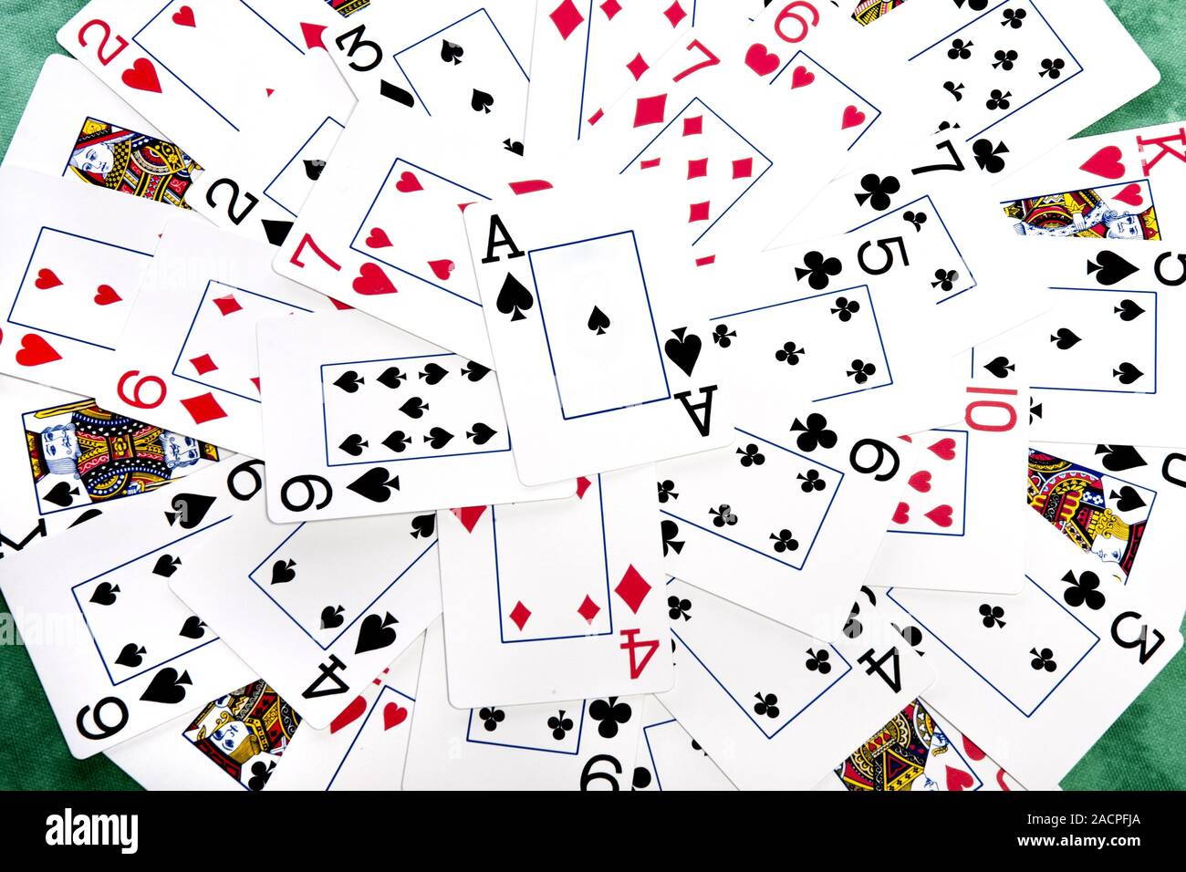 circle of cards Stock Photo - Alamy