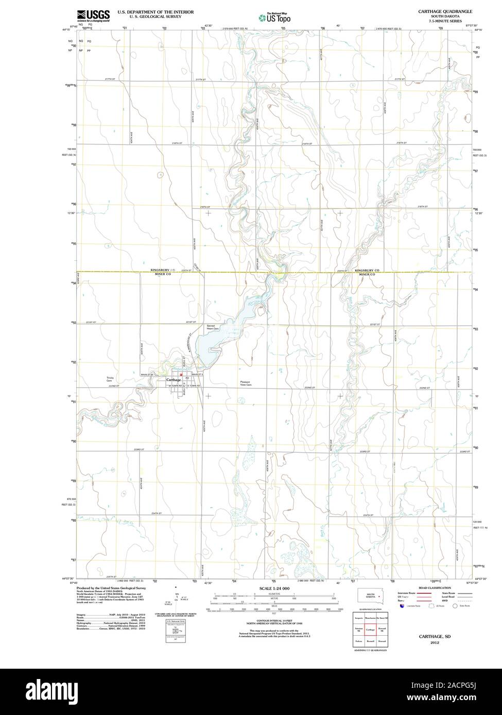 Carthage map Cut Out Stock Images & Pictures - Alamy