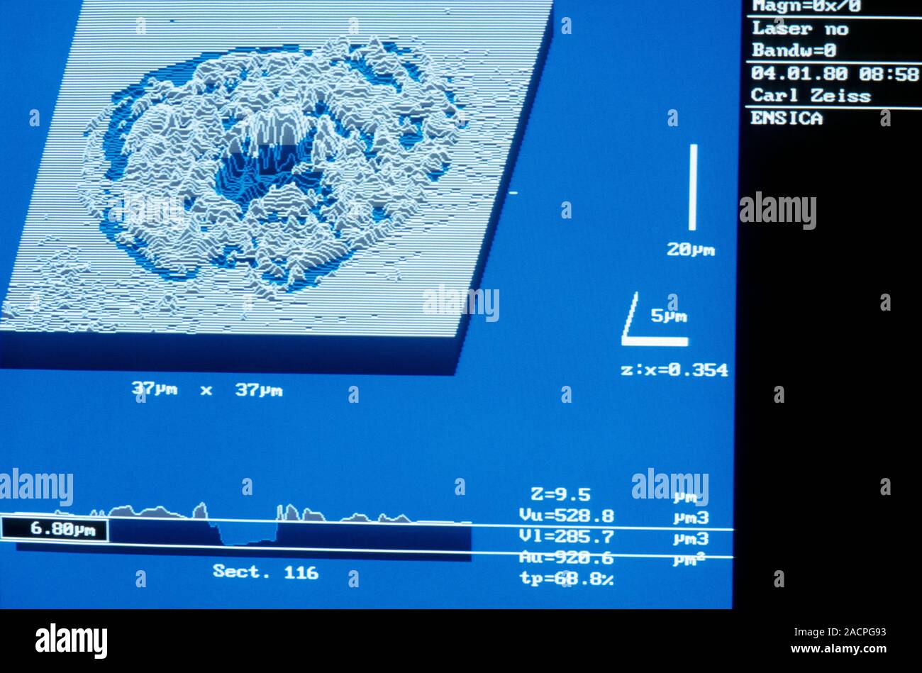 Hubble spacecraft damage analysis. 3D model being used to analyse the ...