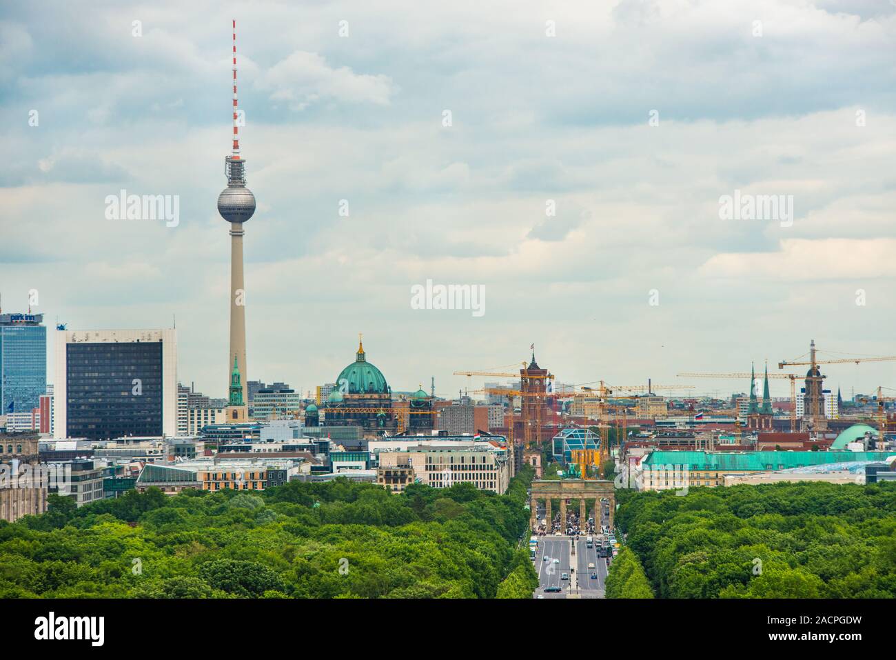 Berlin skyline urban landscape hi-res stock photography and images - Alamy