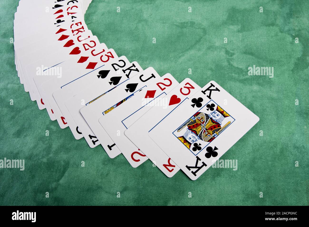 spreading of cards Stock Photo - Alamy