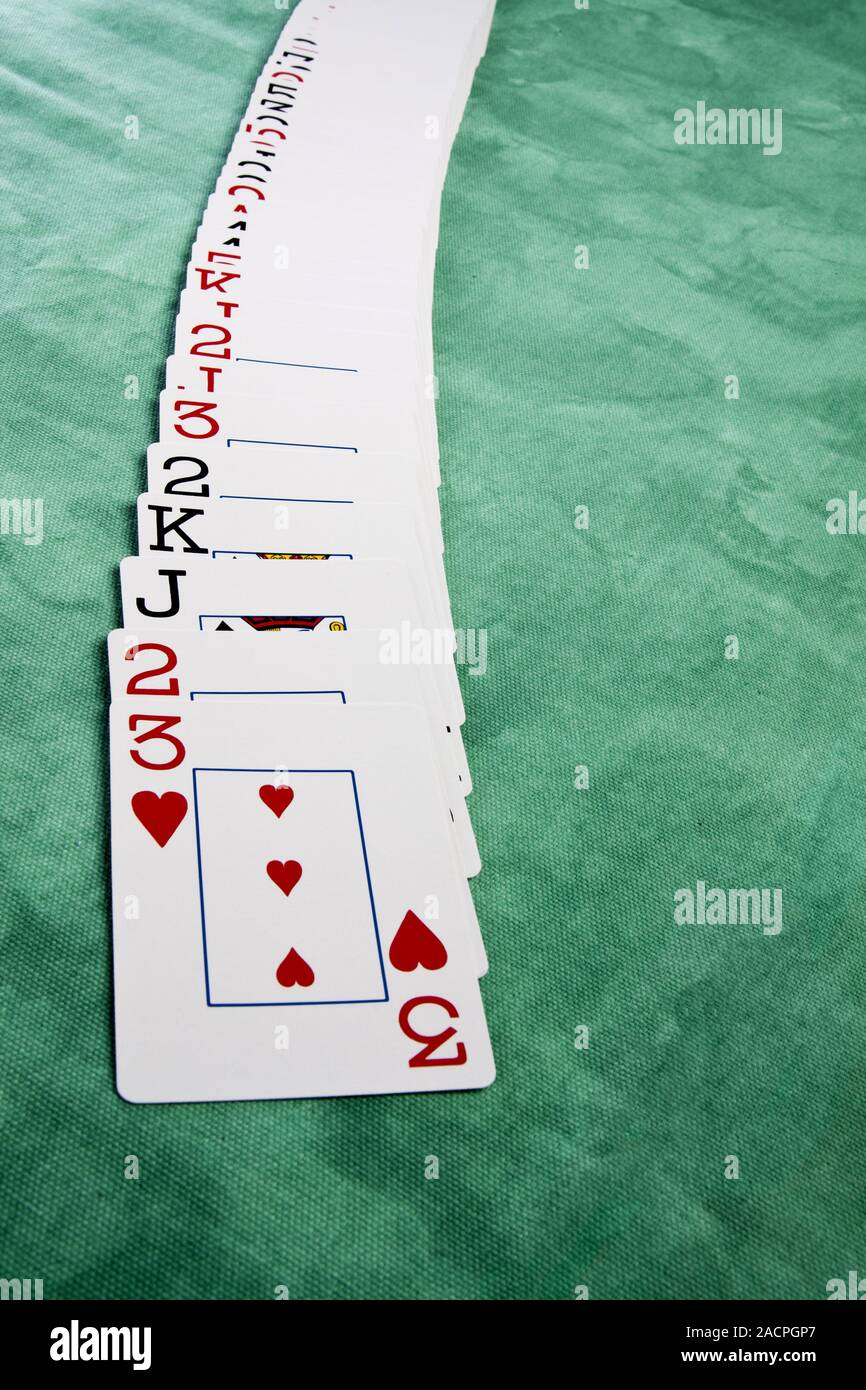 spreading of cards Stock Photo - Alamy