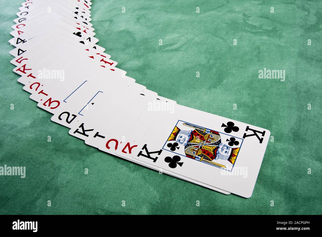 spreading of cards Stock Photo - Alamy