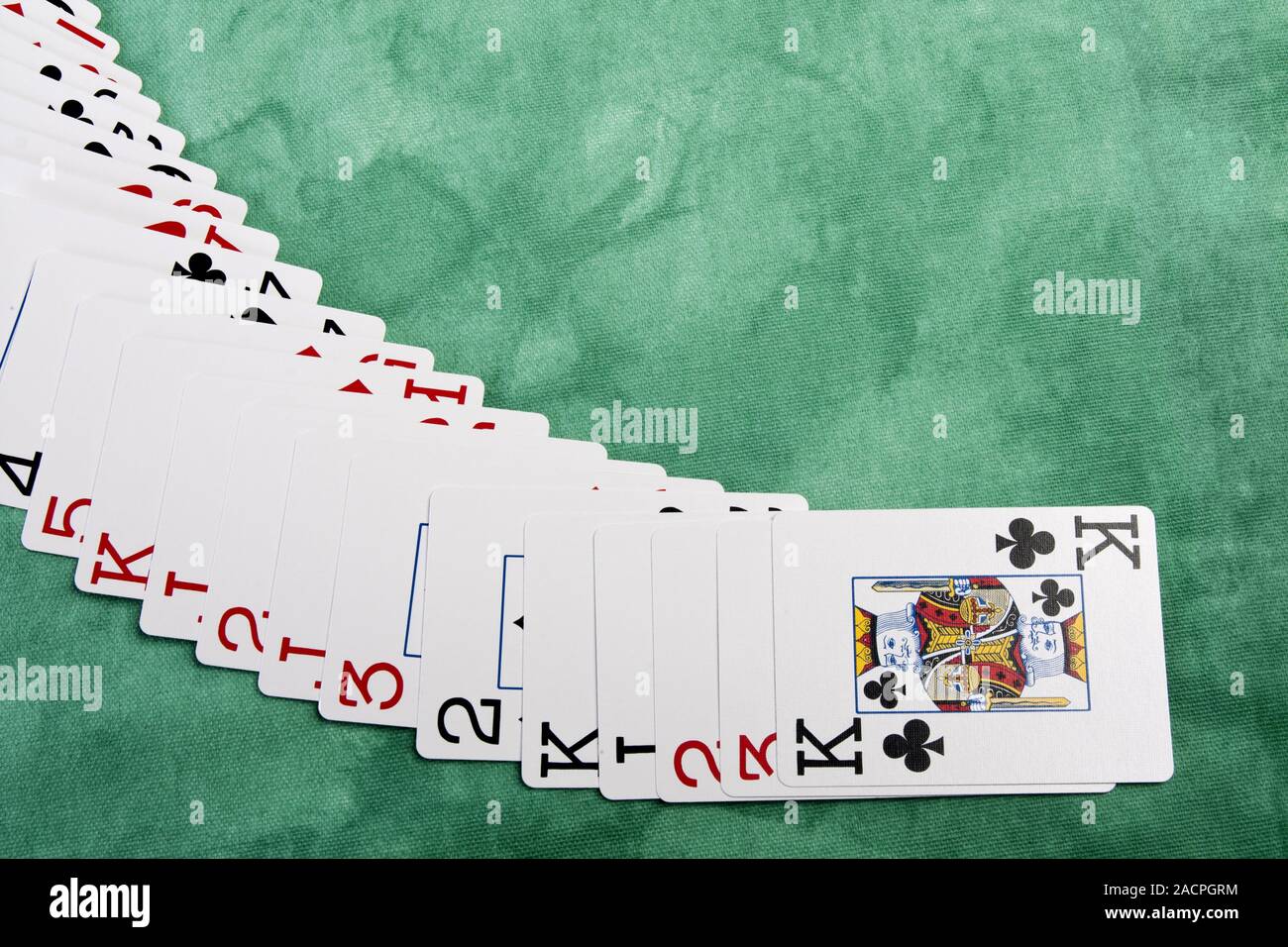 spreading of cards Stock Photo - Alamy