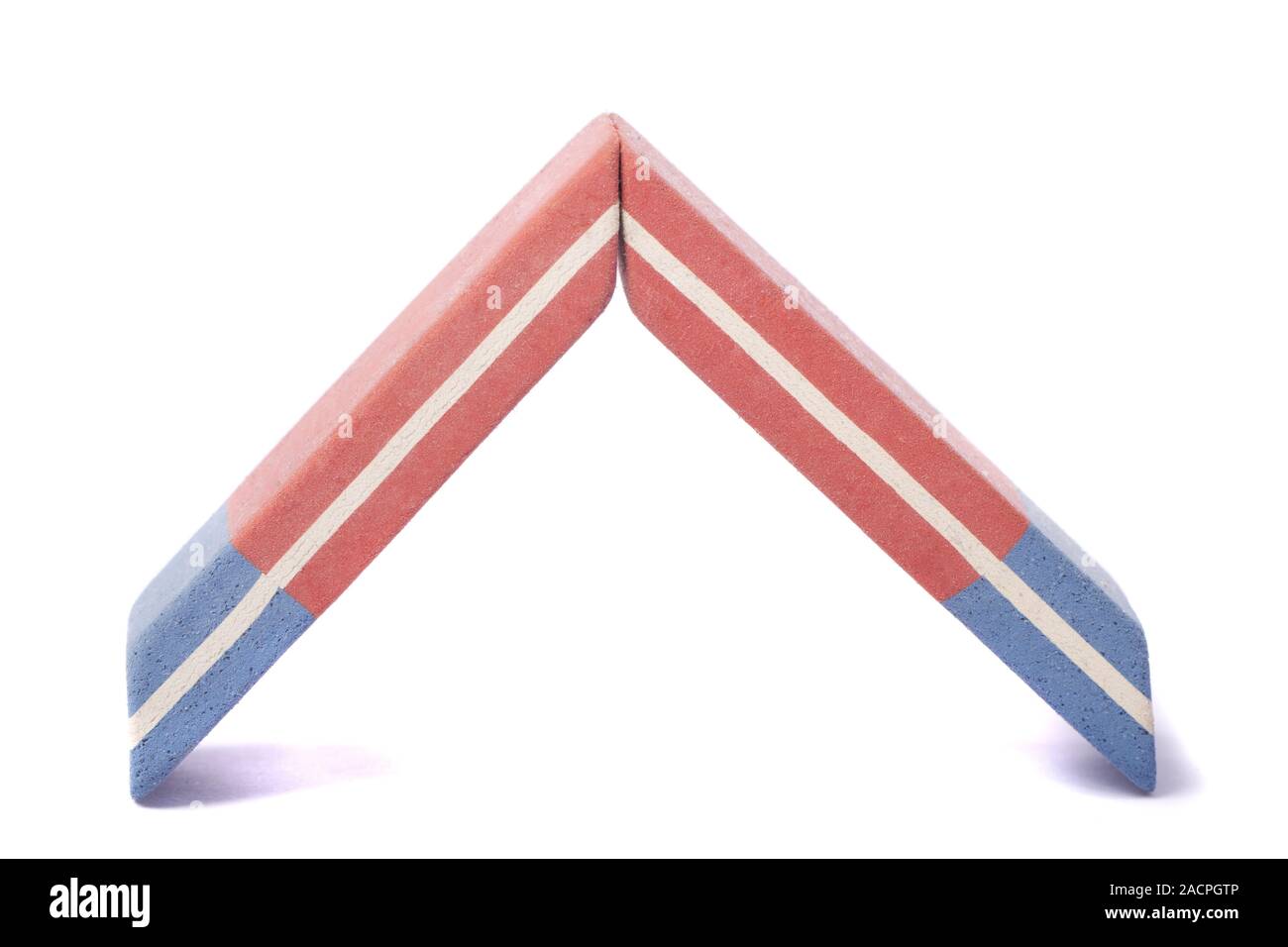 Red and blue eraser Cut Out Stock Images & Pictures - Alamy