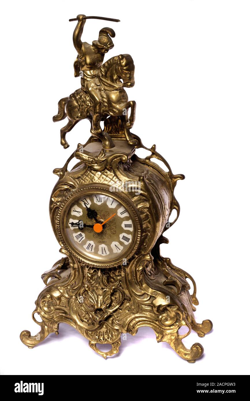 old retro clock Stock Photo - Alamy