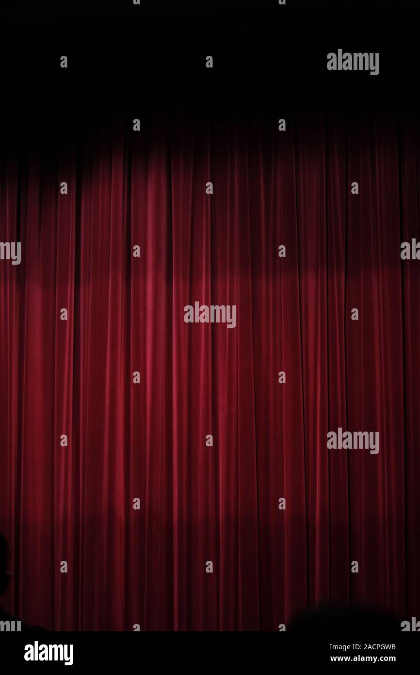 Curtain of theater Stock Photo - Alamy