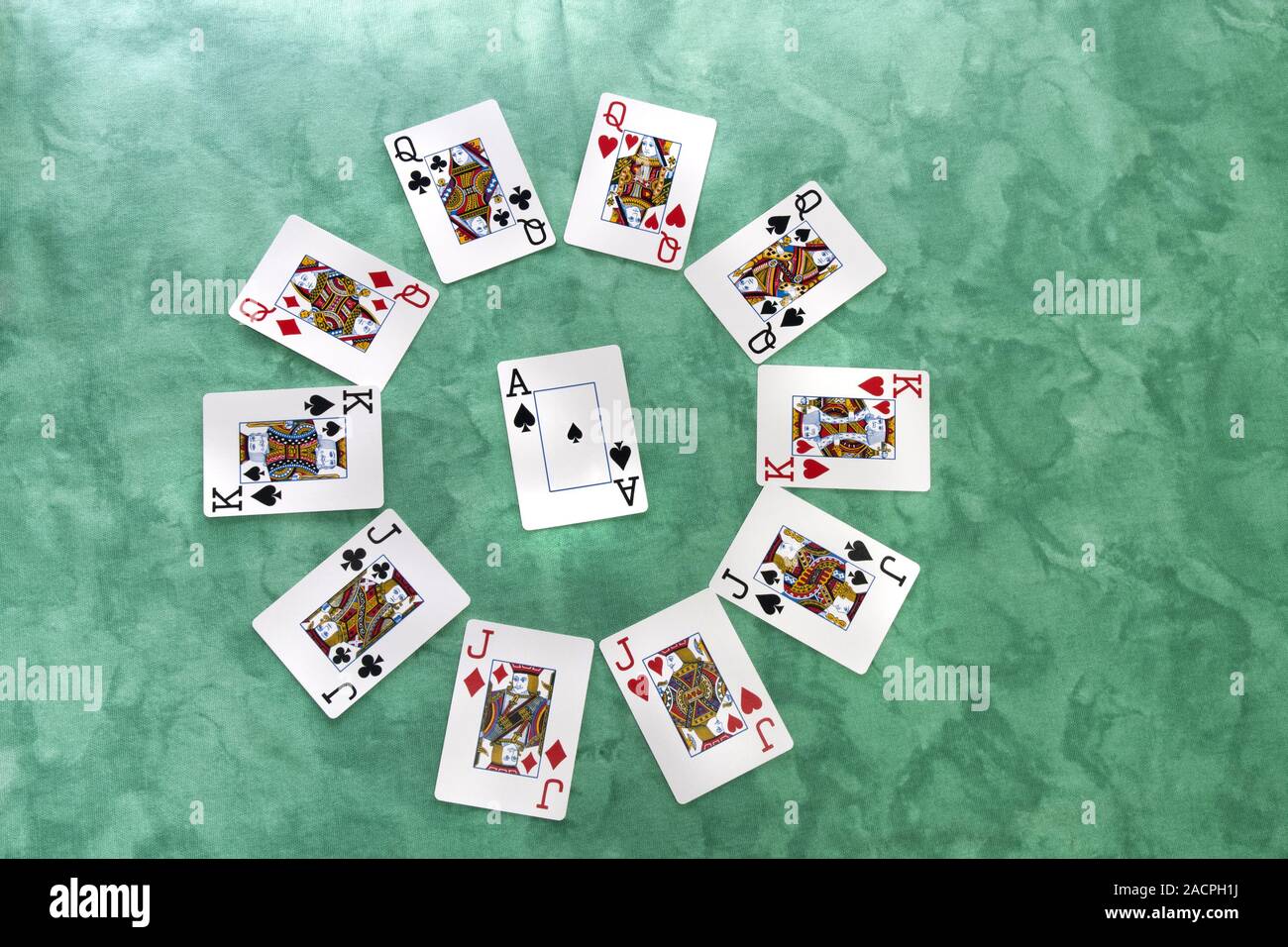 circle of cards Stock Photo - Alamy