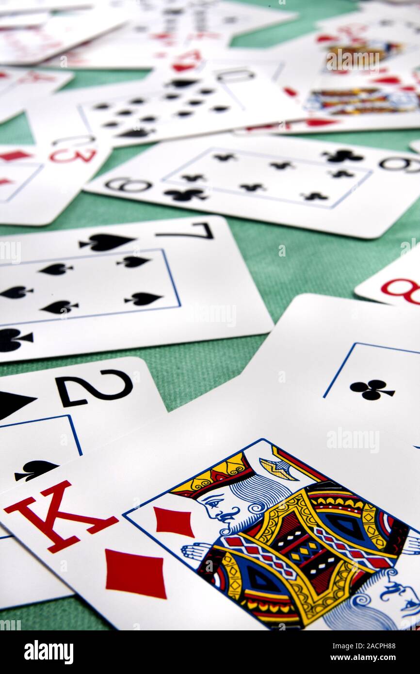 spreading of cards Stock Photo - Alamy