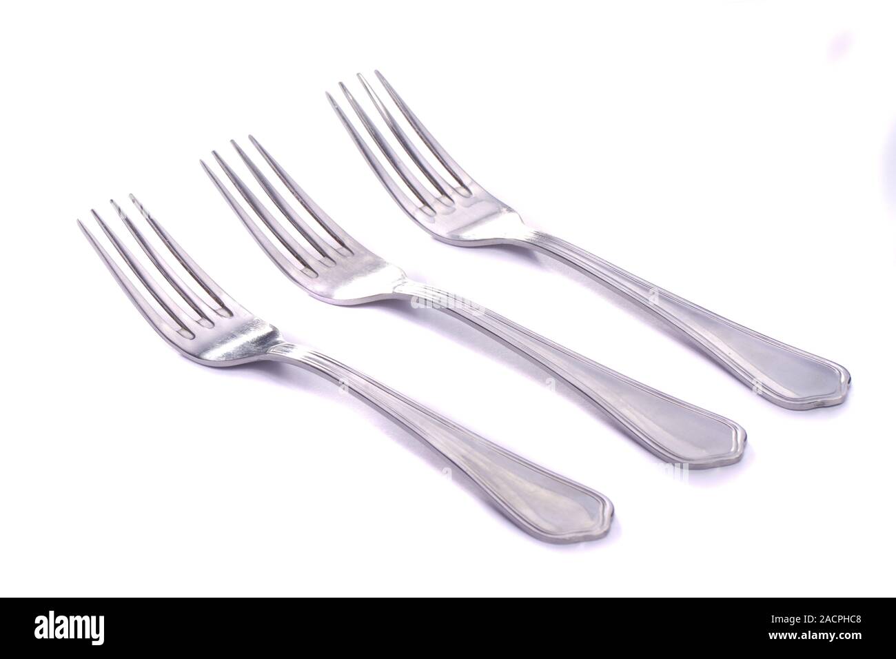Clean forks on white hi-res stock photography and images - Alamy