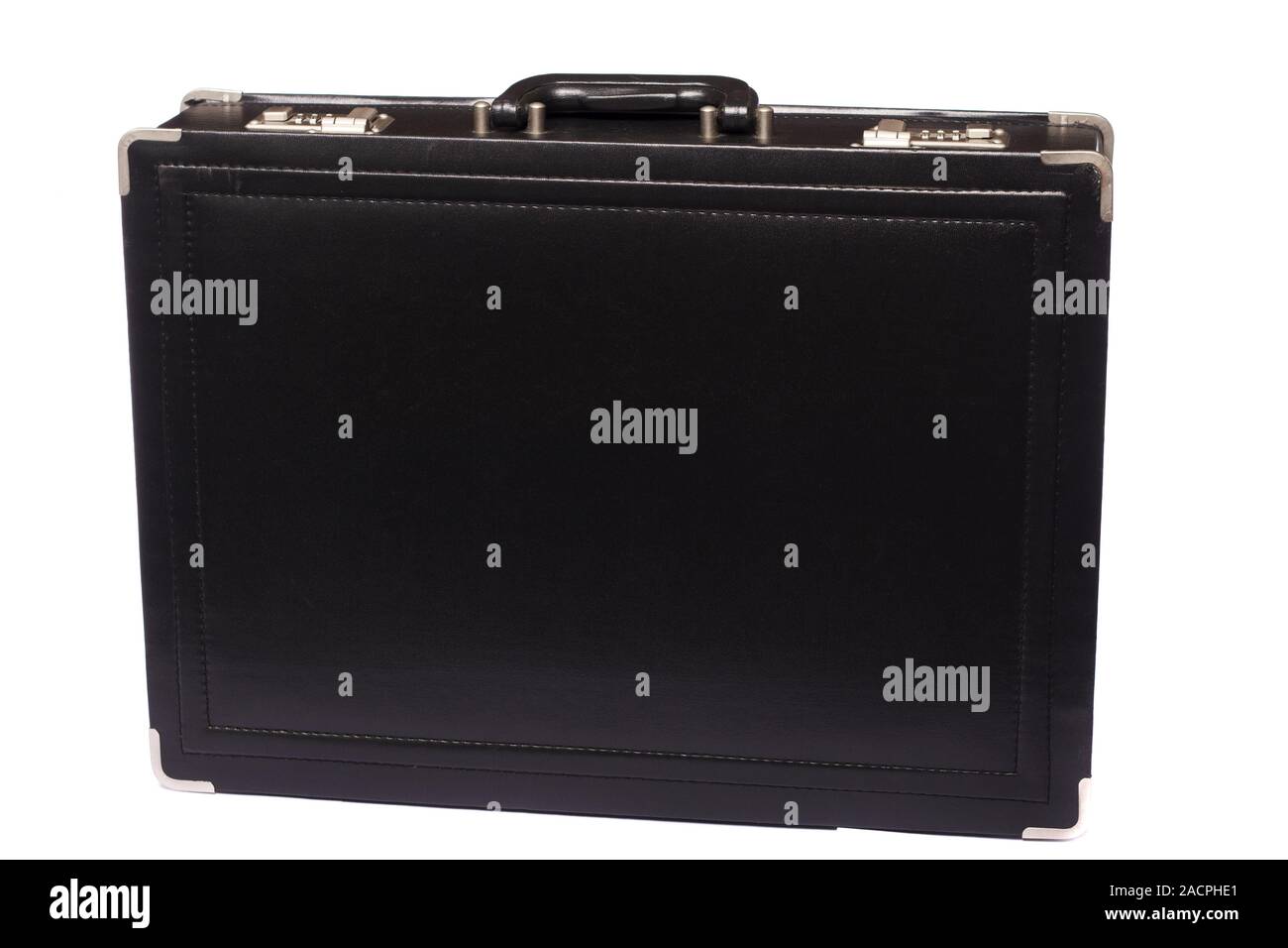 hard black Business briefcase Stock Photo - Alamy