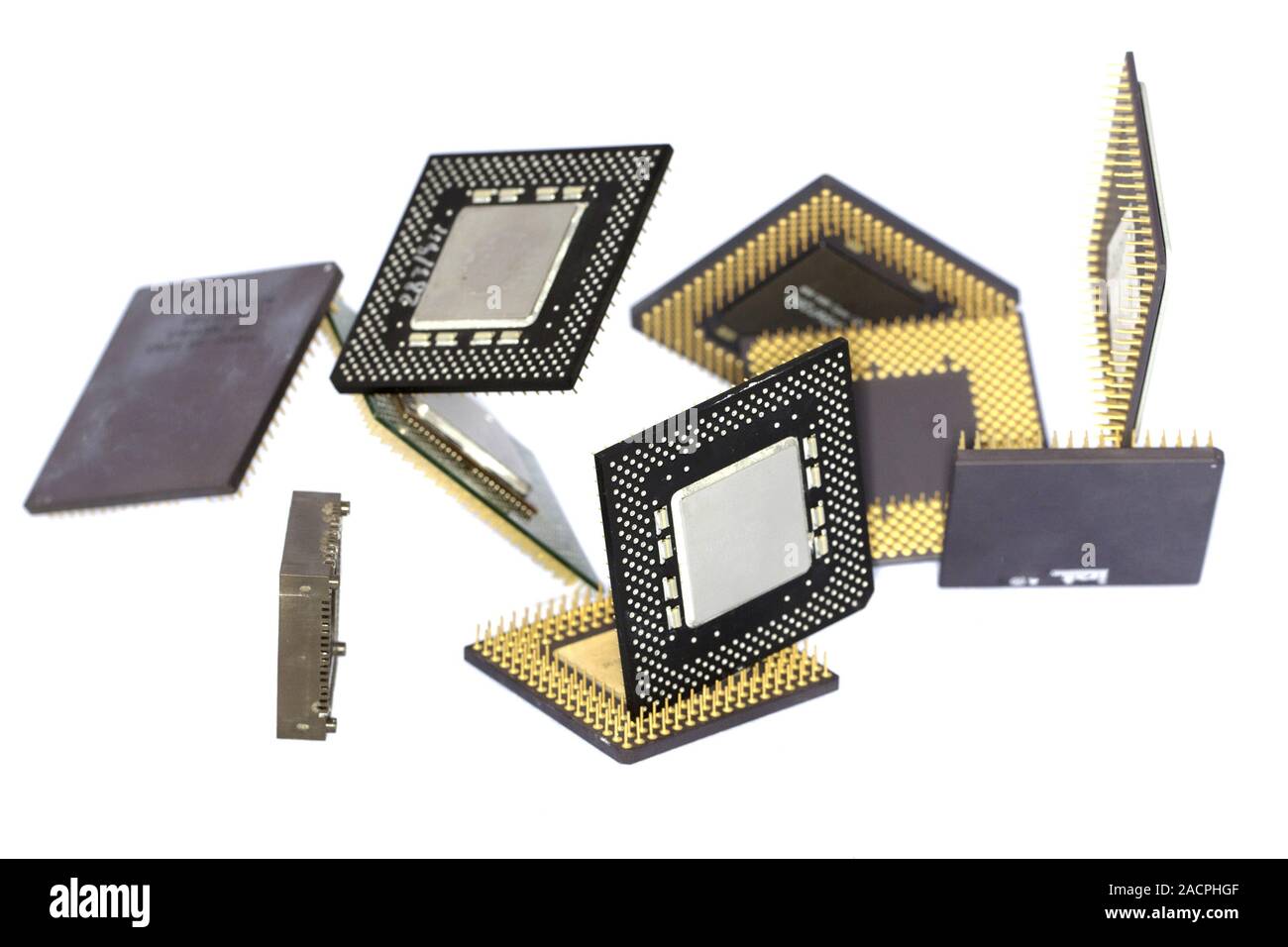 Computer motherboard detail Cut Out Stock Images & Pictures - Alamy