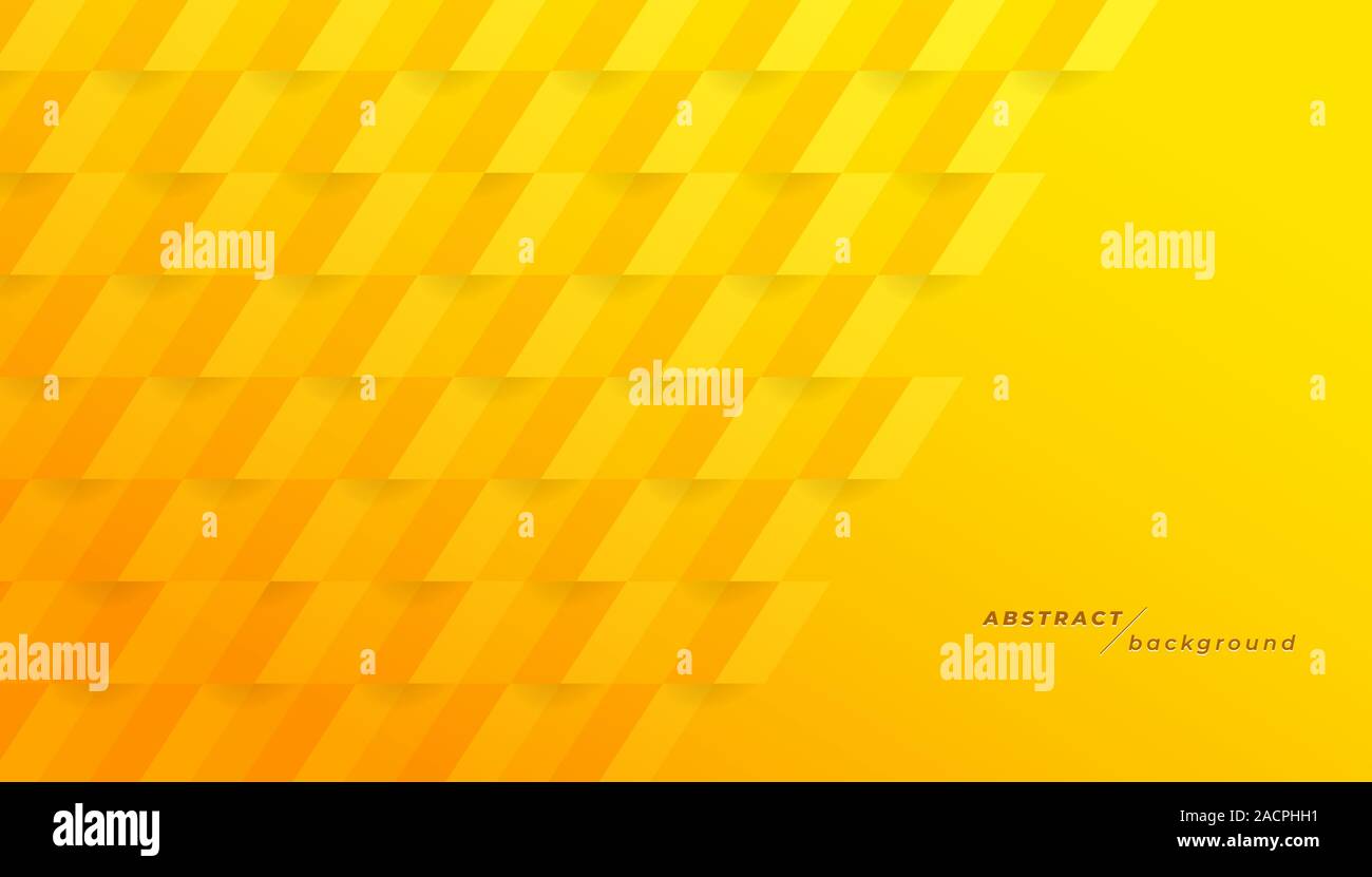 Abstract yellow geometric background. Modern design background for ...