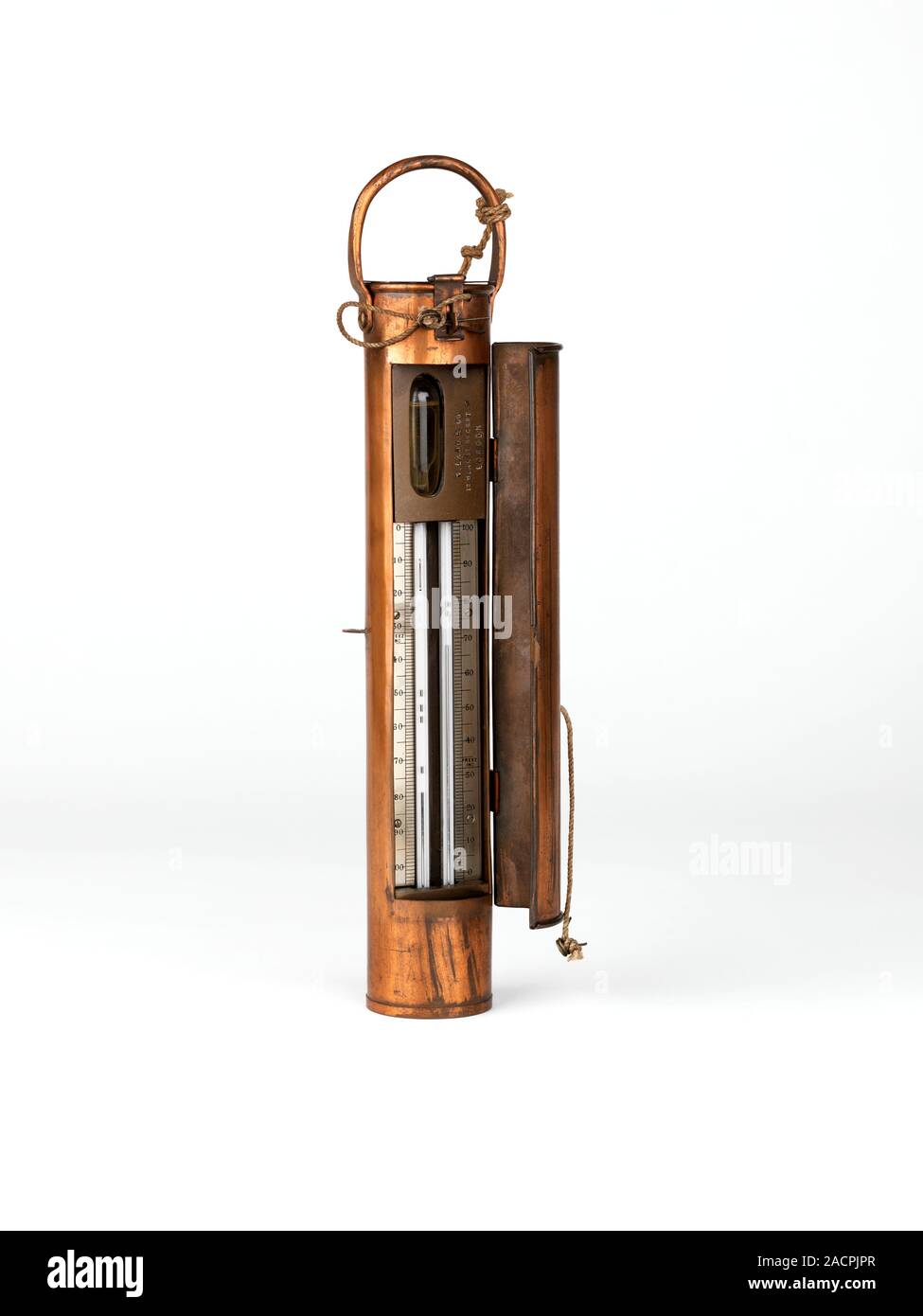 Ice thermometer. View of a type of thermometer used by physicist John ...