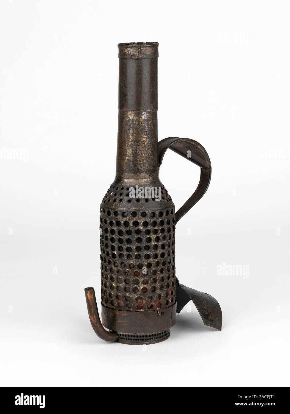 Safety lamp. A design for a miners' safety lamp by George Stephenson ...