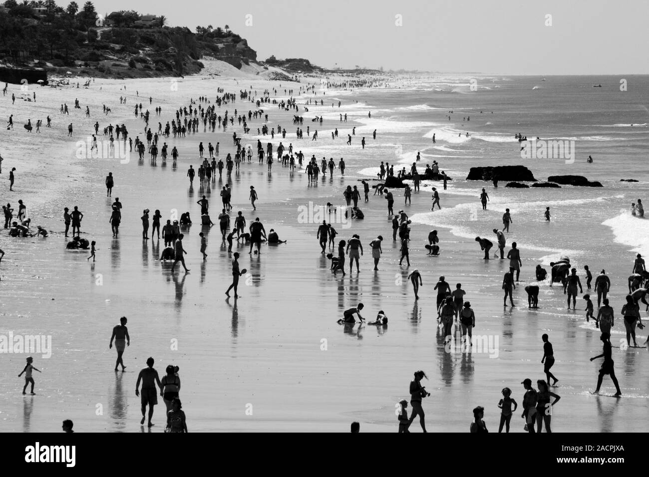 Many people on the beach Stock Photo - Alamy