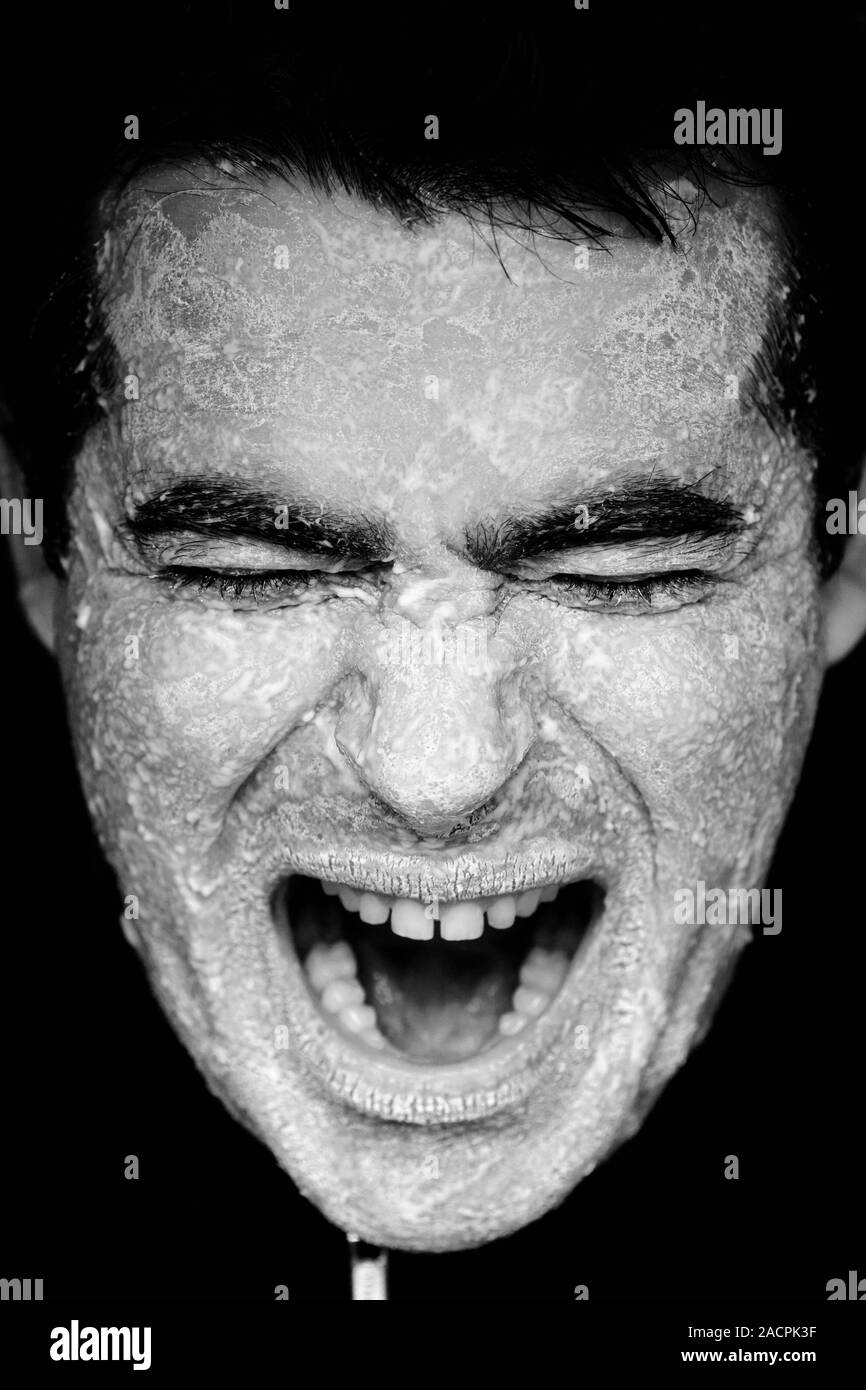Skin scream Black and White Stock Photos & Images - Alamy