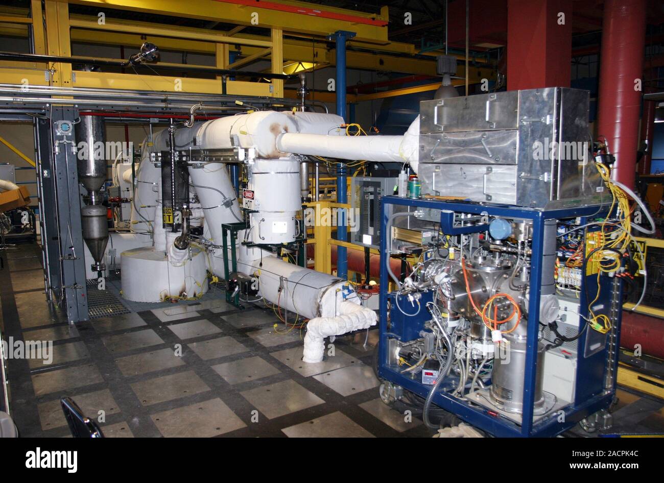 Molecular beam mass spectrometer (MBMS). This machine is being used to ...