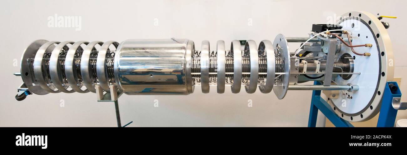 Rutherford backscattering spectrometer chamber. This is a view of the ...