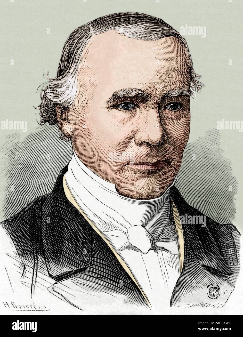 Alfred Armand Louis Velpeau (1795-1867), French anatomist and surgeon ...