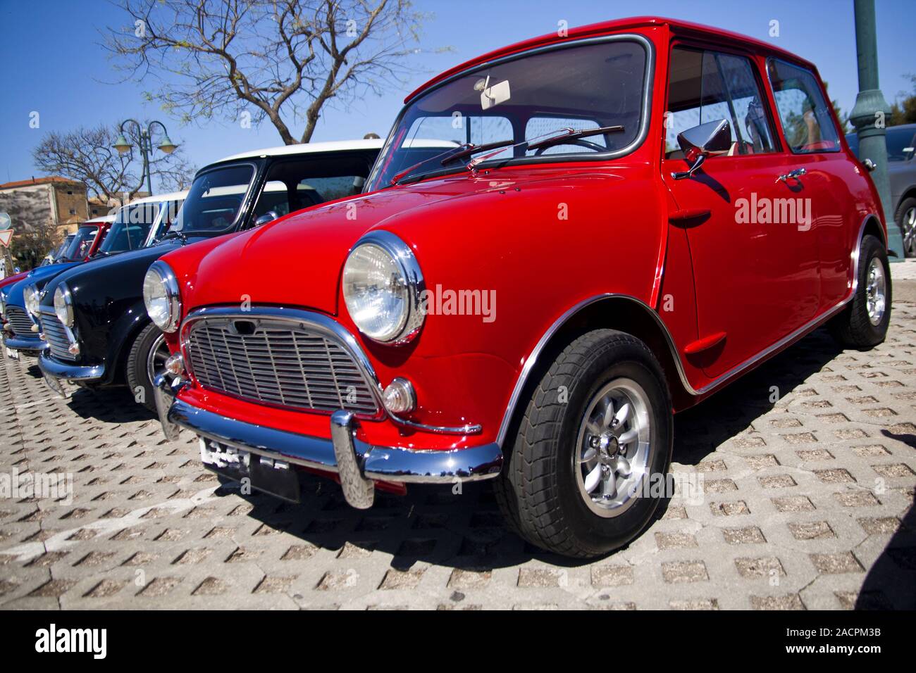 classic mini cars Stock Photo - Alamy