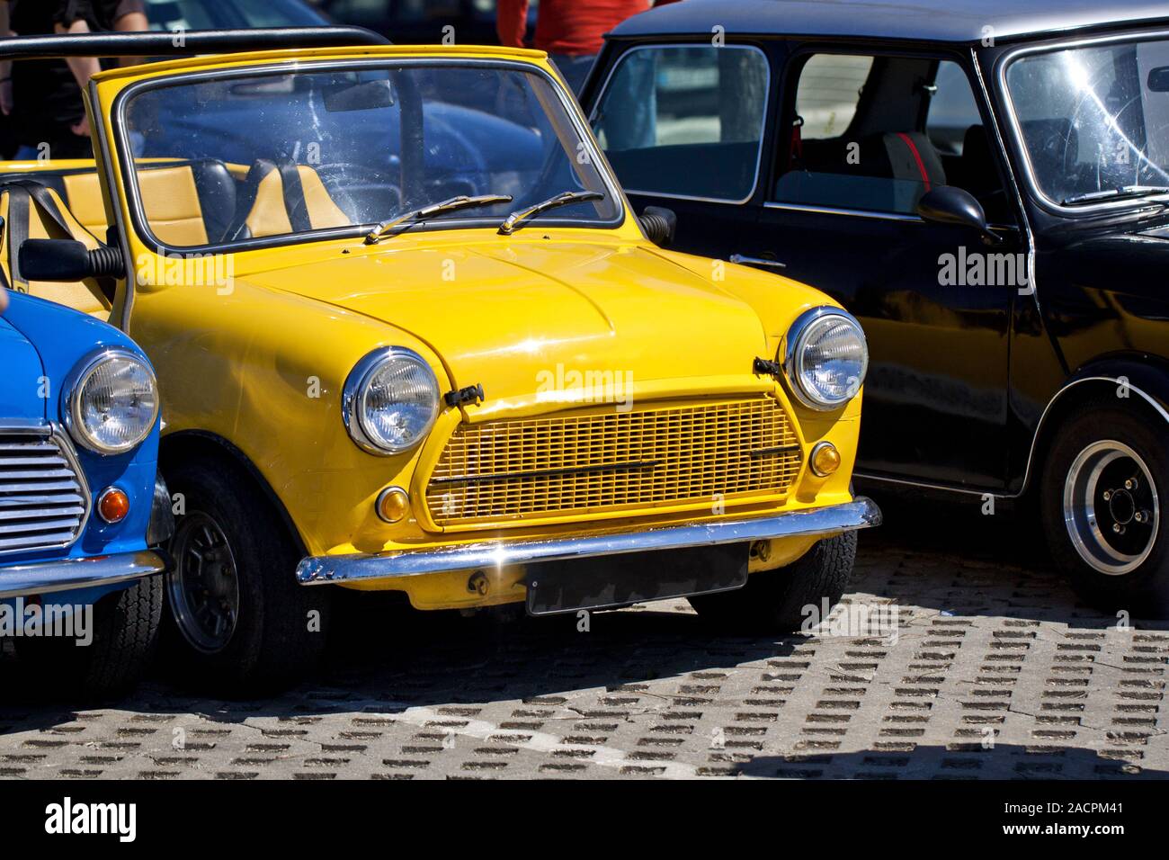 classic mini cars Stock Photo - Alamy