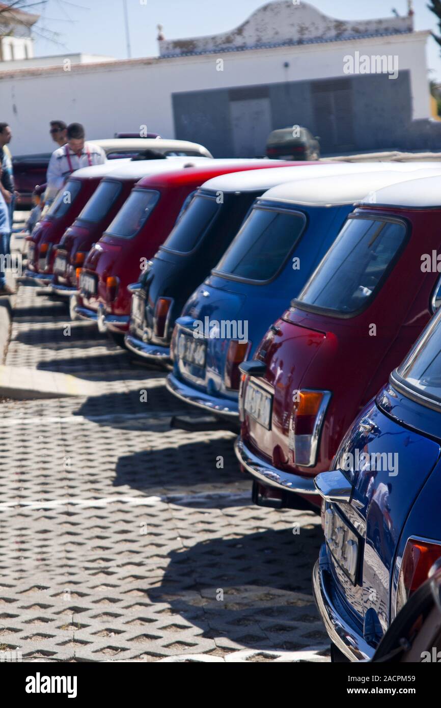classic mini cars Stock Photo - Alamy