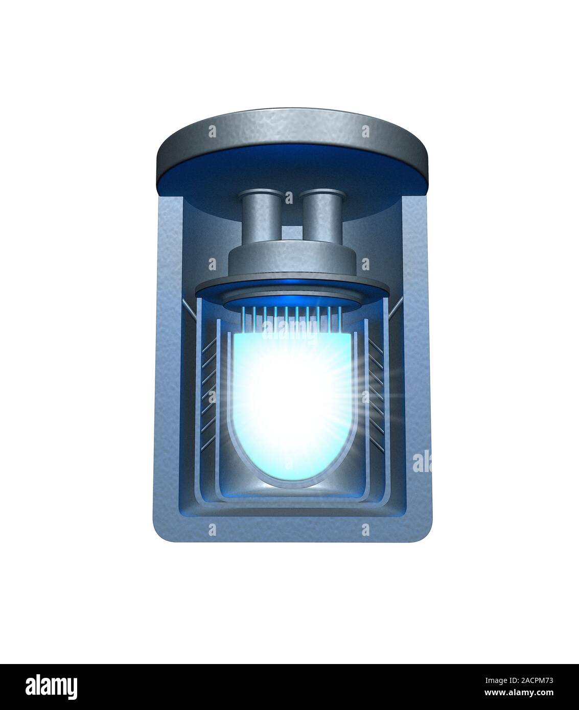 Hyperion power nuclear reactor. Computer artwork showing the design of ...