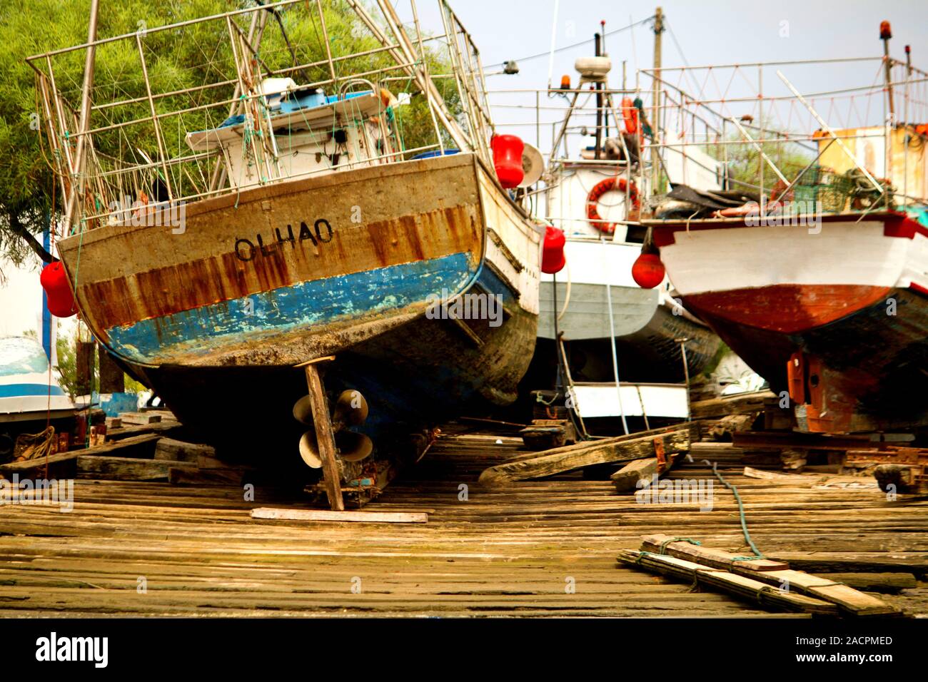 traditional fishing boats Stock Photo - Alamy