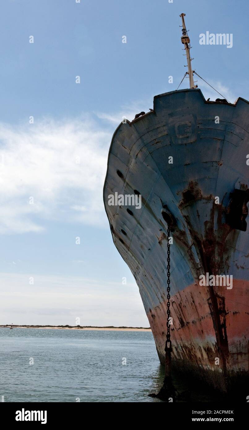 Old rusty ship Stock Photo - Alamy