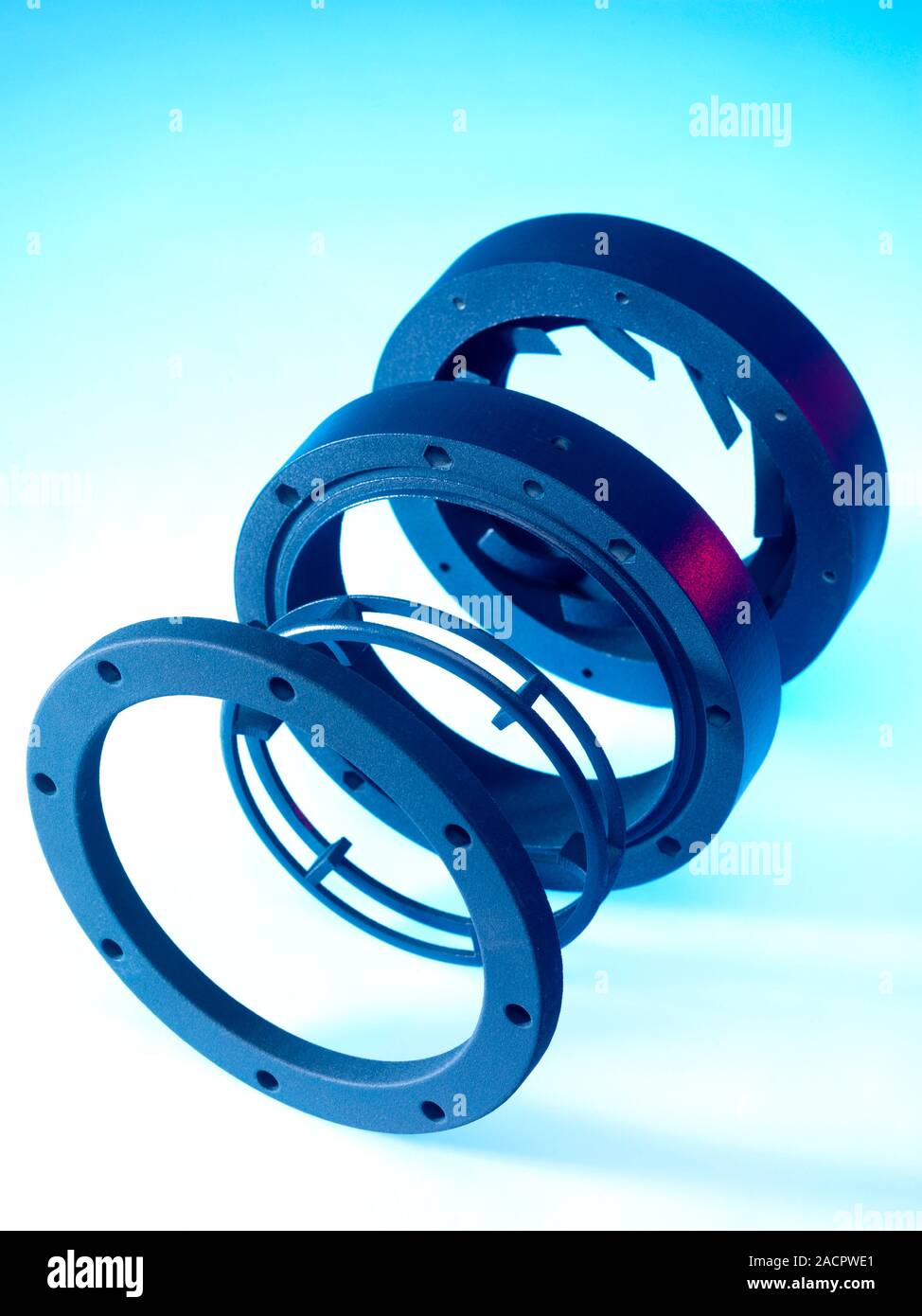 Ultrasound thermal test object casing. Expanded view of the casing used ...