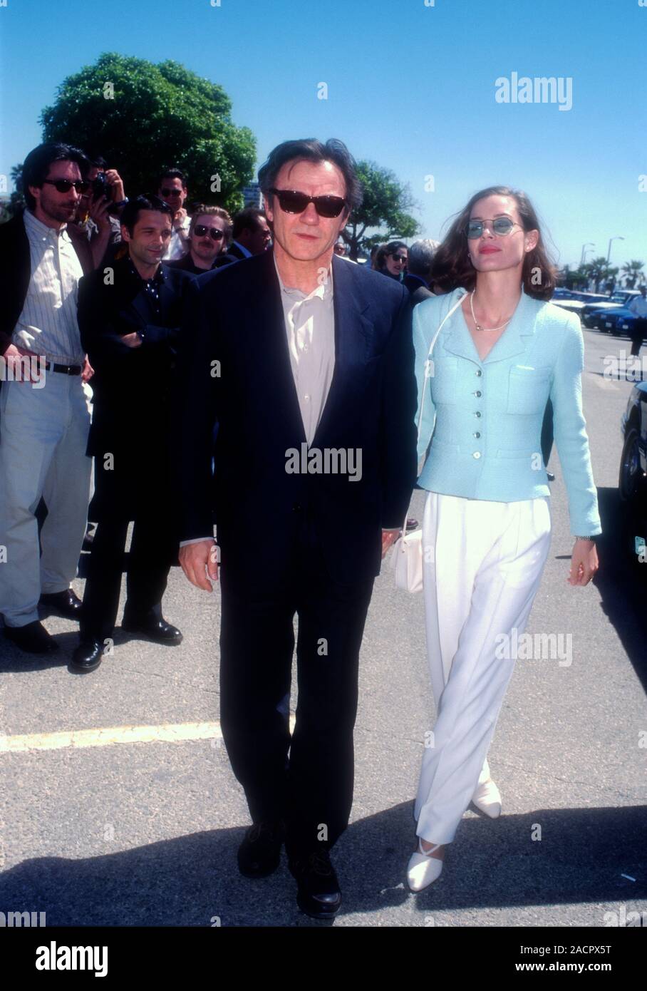 Santa Monica, California, USA 27th March 1995 Actor Harvey Keitel and ...