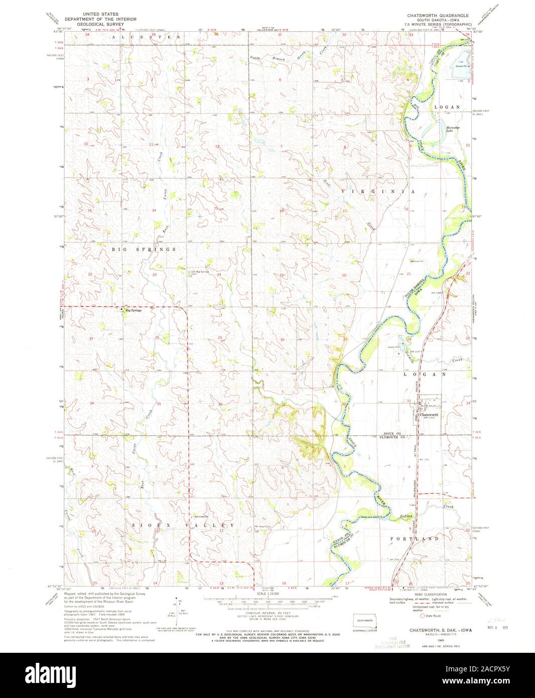 Map of chatsworth Cut Out Stock Images & Pictures - Alamy