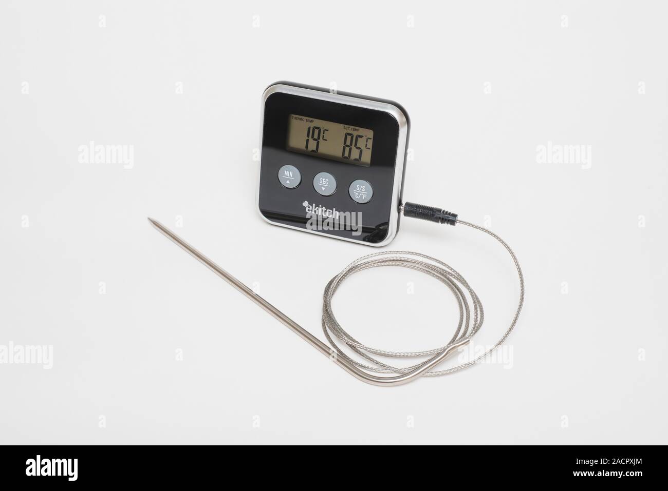 Digital food thermometer. This is used to test the internal temperature ...